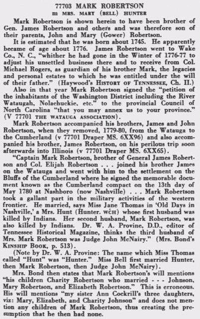 Mark Robertson – THE ANCESTOR DETECTOR